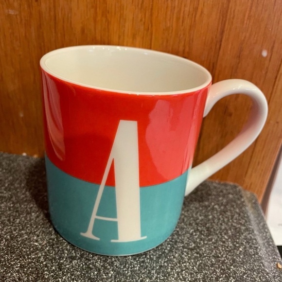 kate spade | Kitchen | Kate Spade Letter A Cup | Poshmark